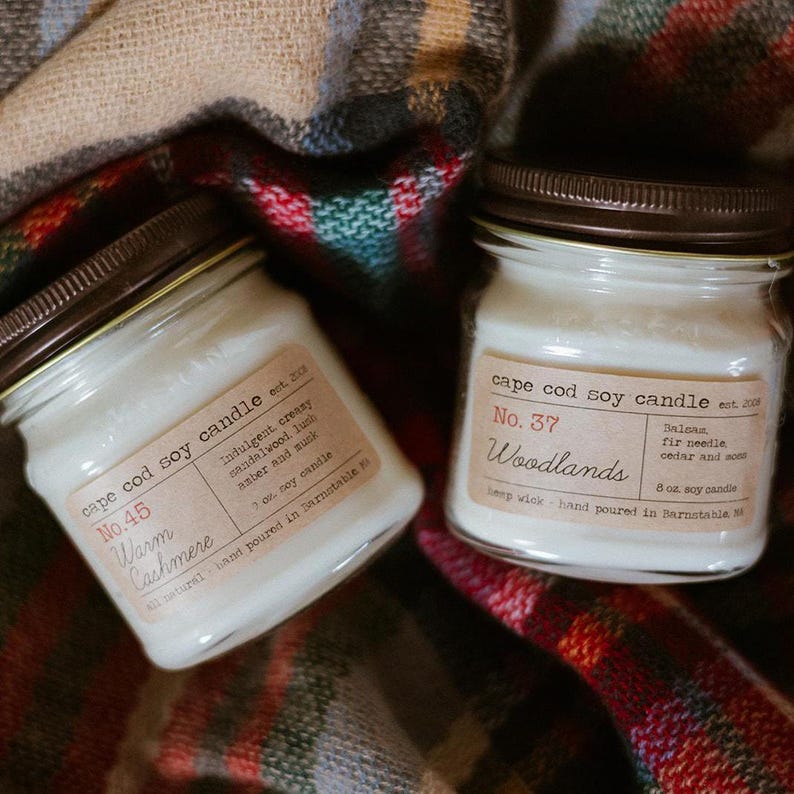 8 Oz. Rustic Mason Cape Cod Soy Candle, Cape Cod Gift, Cape Cod Candle ...