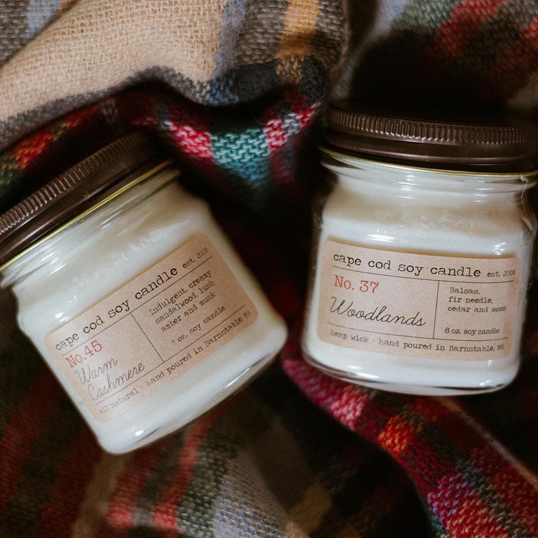 8 Oz. Rustic Mason Cape Cod Soy Candle, Cape Cod Gift, Cape Cod Candle ...