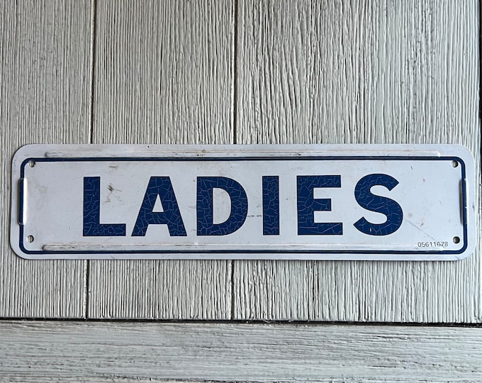 LADIES Vintage Sign Ladies' Room Restroom Metal Signage Bathroom - Etsy