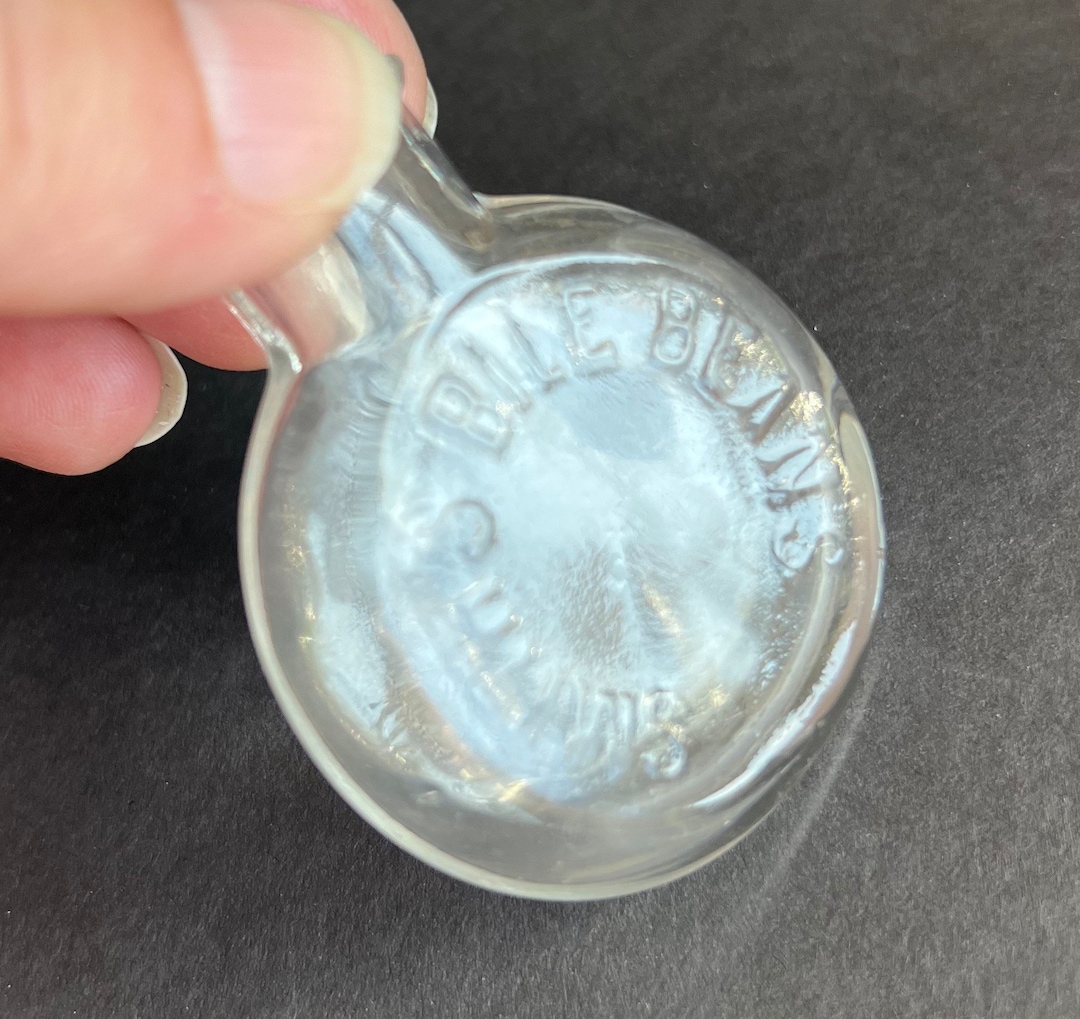 Old Apothecary Bottle Smith's Bile Beans Tiny Round Medicine Vial - Etsy