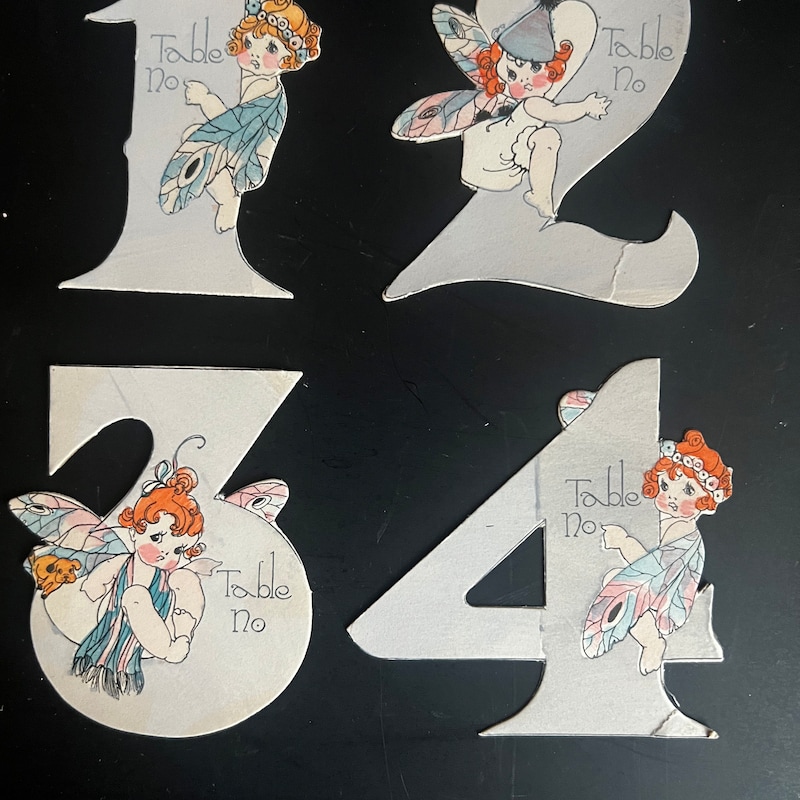 1920s Table Numbers - Etsy