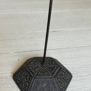 Antique Office Spindle Ornate Base Vintage Paper Spike 1878 - Etsy