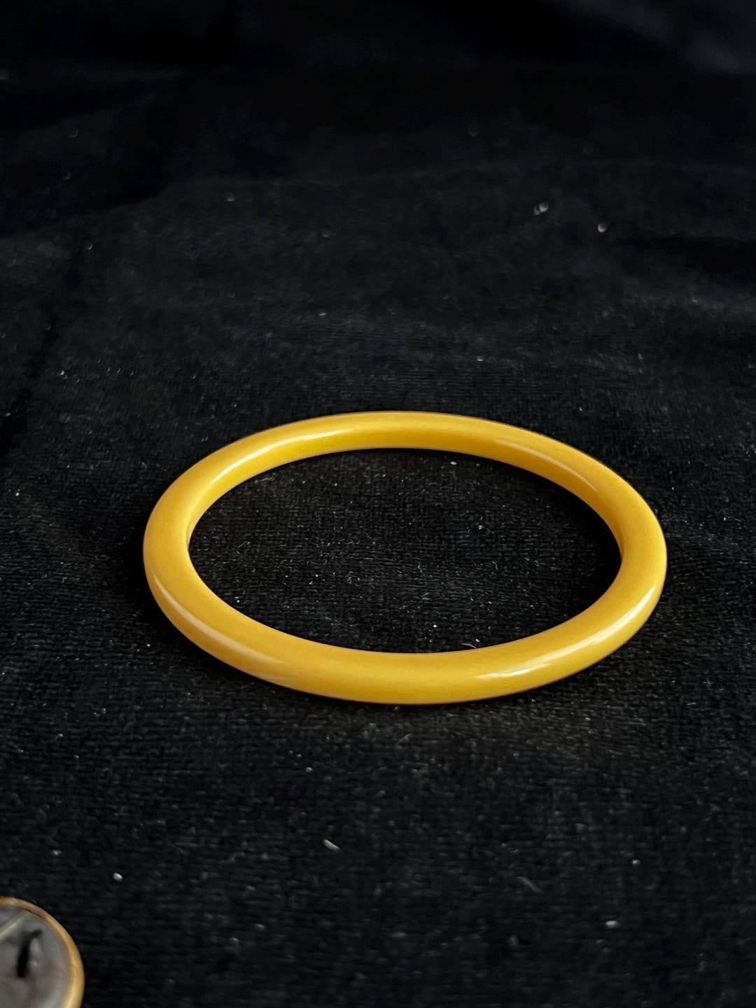 Bakelite Bracelet Thin Spacer Bangle Golden Yellow Creamed Corn - Etsy
