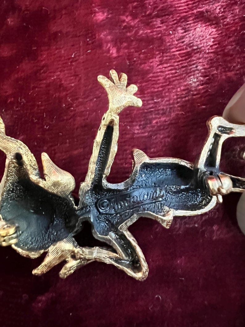 Signed Tortolani Elf Brooch Vintage Pixie Leprechaun Pin - Etsy