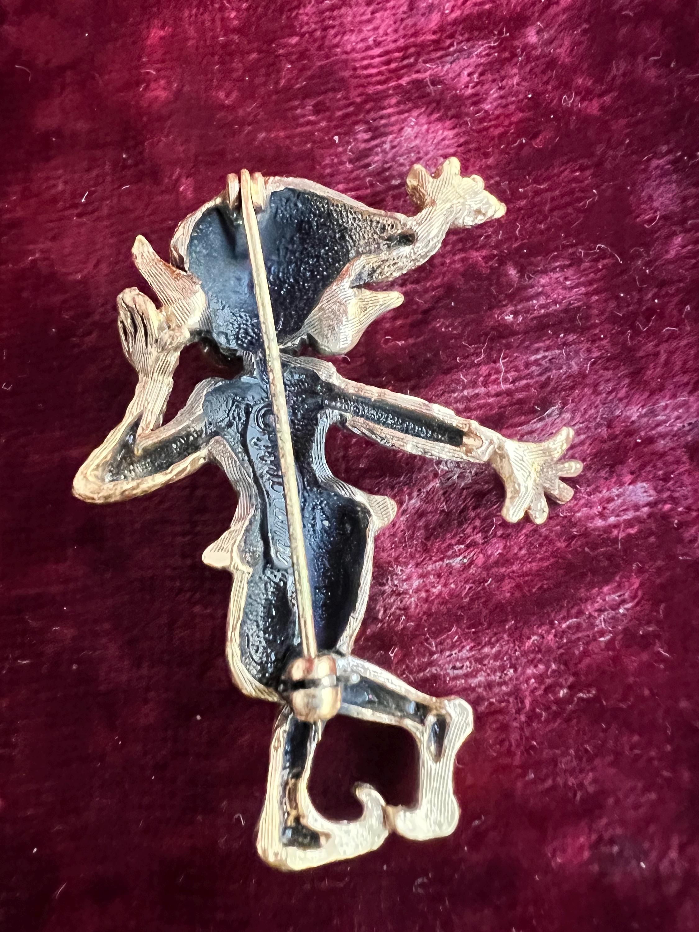 Signed Tortolani Elf Brooch Vintage Pixie Leprechaun Pin - Etsy