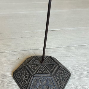 Antique Office Spindle Ornate Base Vintage Paper Spike 1878 - Etsy