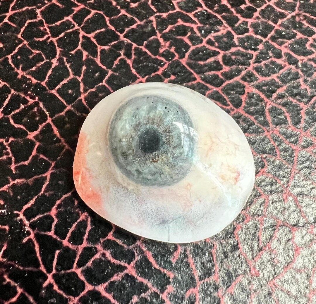 Prosthetic Eye Ocular Prosthesis Vintage Fake Blue Gray Eyeball - Etsy