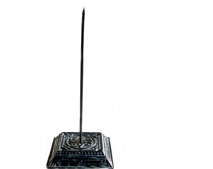 Large Antique Office Spindle Big Base Vintage Paper Spike Industrial ...