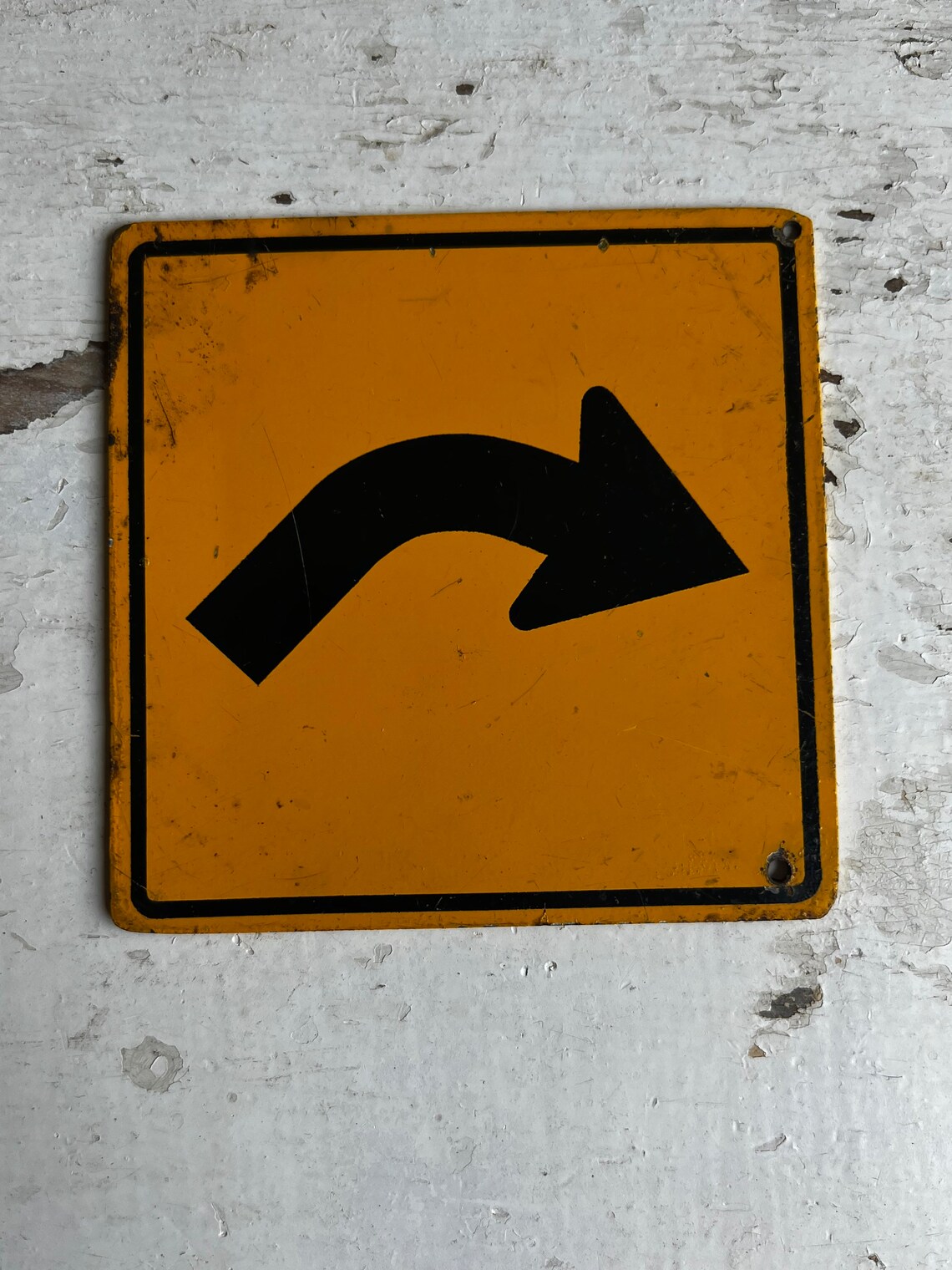 Miniature Roadway Alignment Sign Highway Warning Steel Curve - Etsy