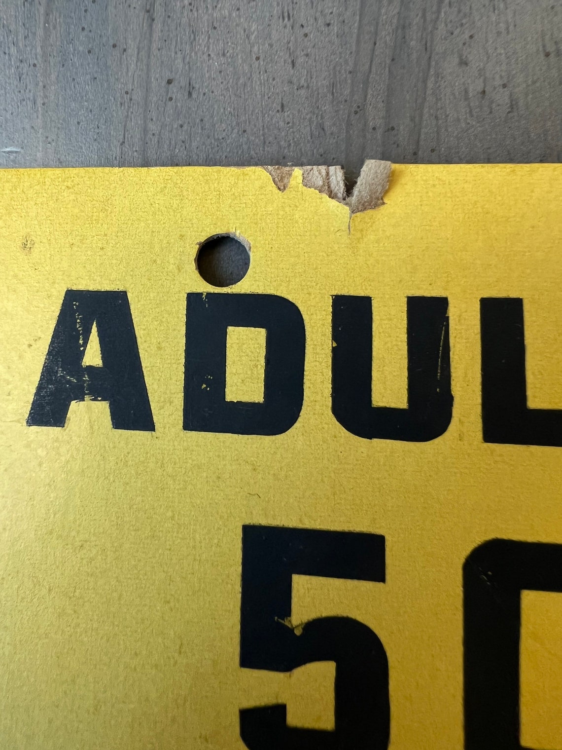 Admission Price Vintage Sign Signage Retro Wall Art - Etsy