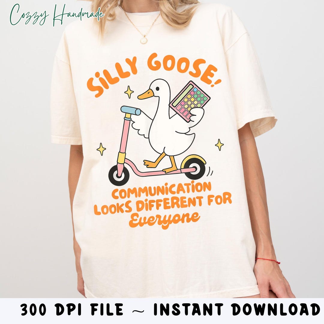 SLP Speechie Silly Goose Png, Communication Looks Different for ...