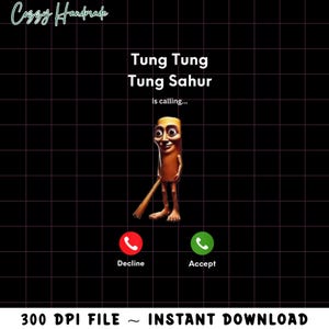 Tung Tung Tung Sahur is Calling Meme Png, Tung Tung Tung Sahur Rabbi ...