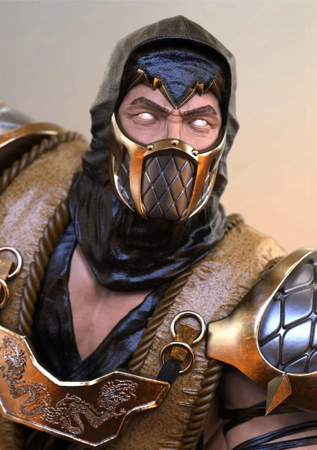 Scorpion - Mortal Kombat - 25 Cm Figure/statue ,sla/3d Printed ,painted ...