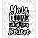 Motivational Quote Coloring Page - Etsy