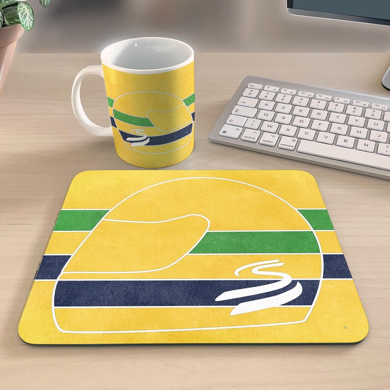 Formula 1 Mousepad, Senna Helmet, Mclaren F1 Desk Decor, World Champion ...