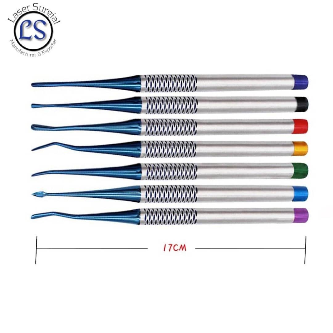 Dental Luxating Elevators Luxation Periotome Tooth Extraction Kit of 8 ...