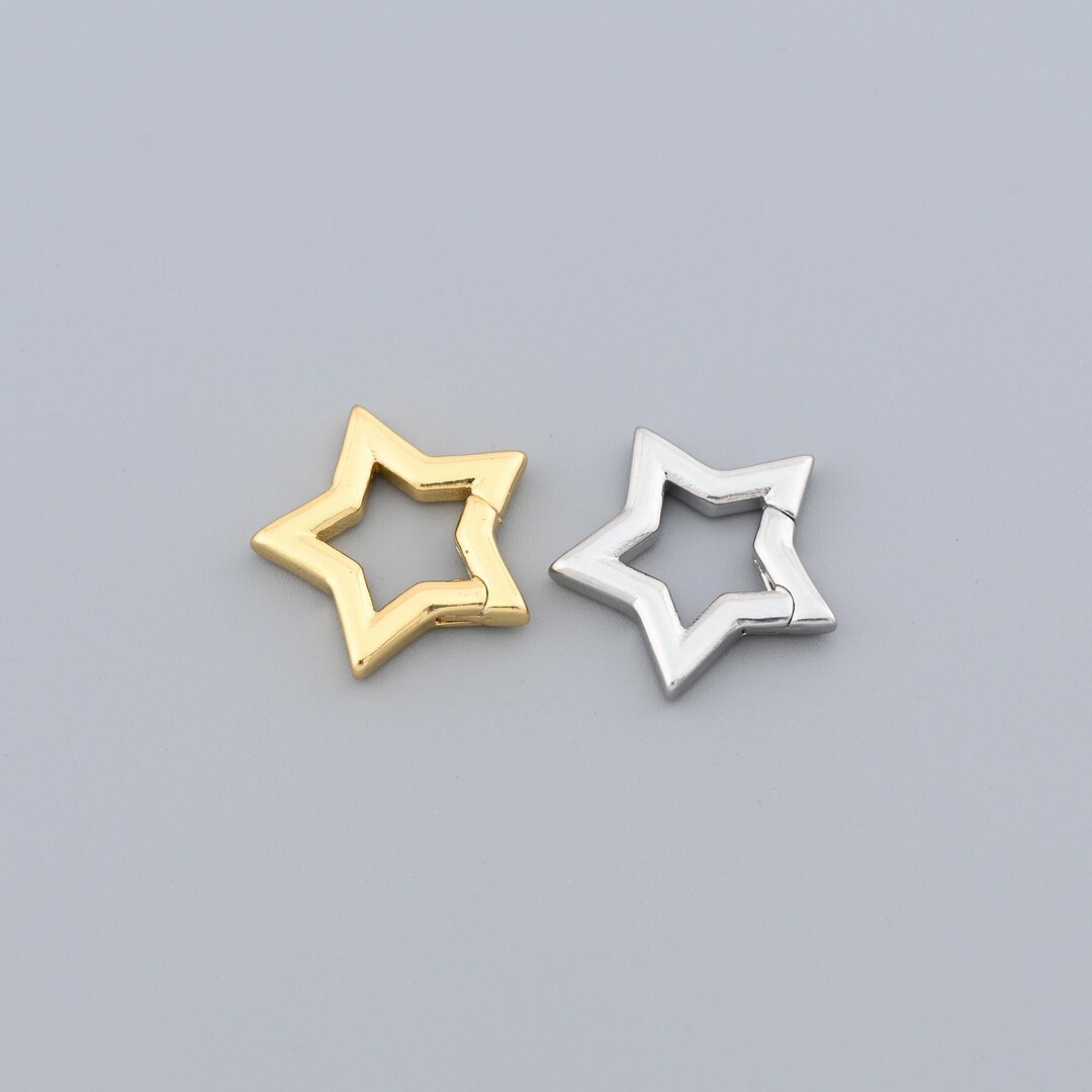 Openable Star Connector in 18K Gold Filled for Pendant Holders, Bag ...