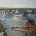 Boothbay Harbor Maine Original Oil Painting 11 X 14, Canvas Board, Sold ...