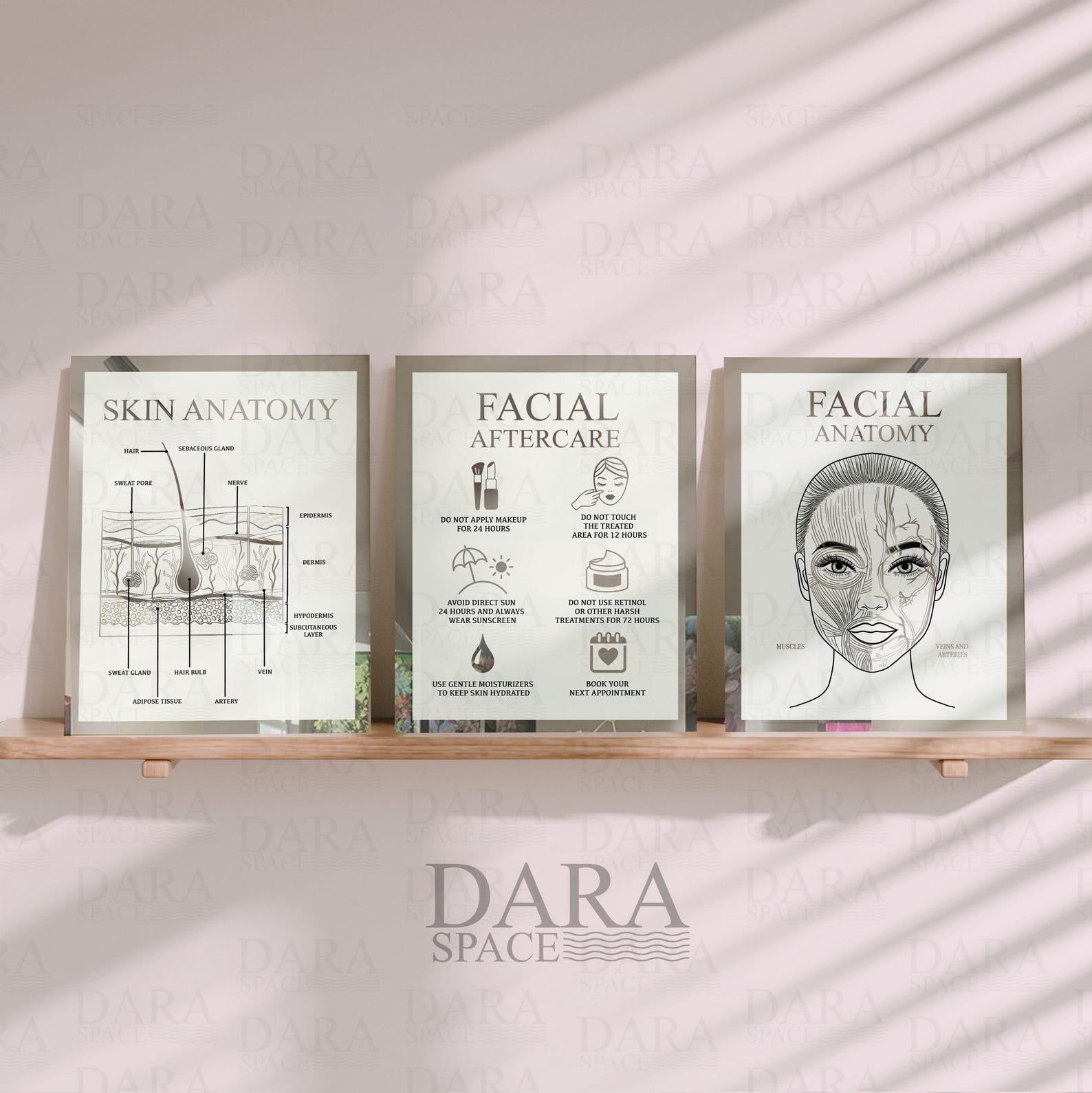 Facial Aftercare, Skin Anatomy, Facial Anatomy, Beauty Salon Sign, Med ...