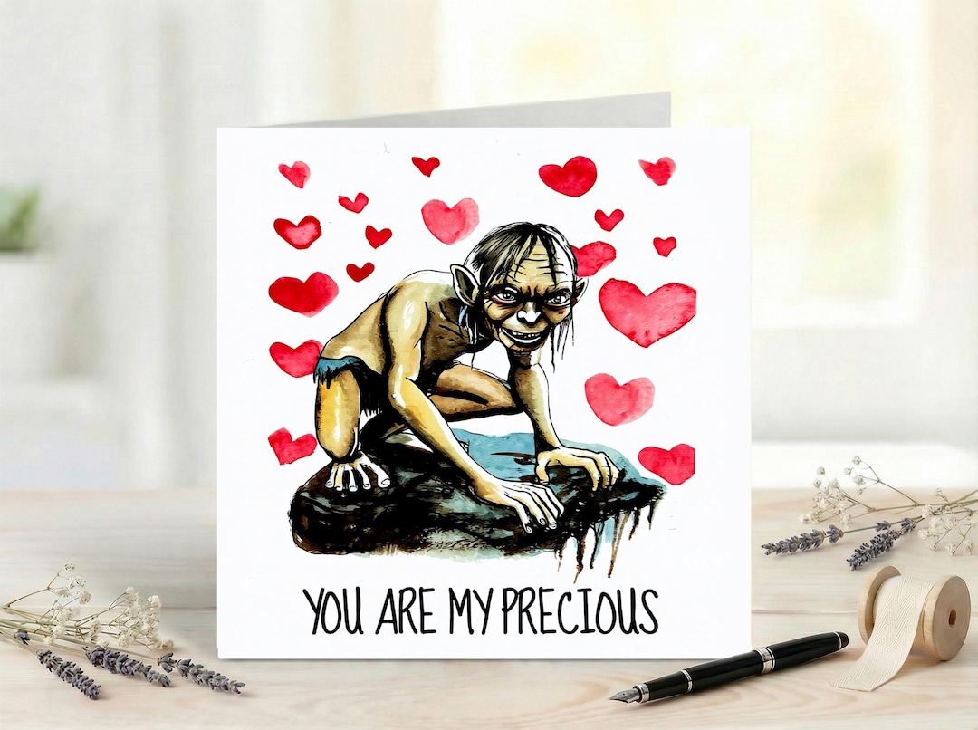 Funny Love Card, You Are My Precious Card, Dark Humor Romantic Greeting ...