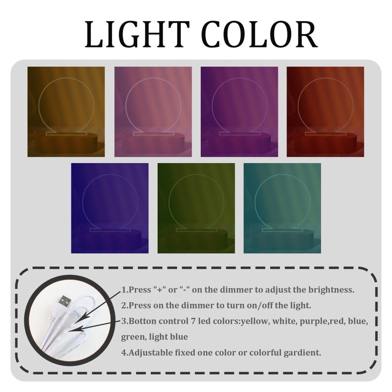 Huntrix Hunters Acrylic LED Lamp, Custom Name Night Light, Neon Kpop ...