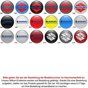 Suzuki Wheel Center Cap Stickers: 3D Domed Decals, Custom Emblem Set - Etsy