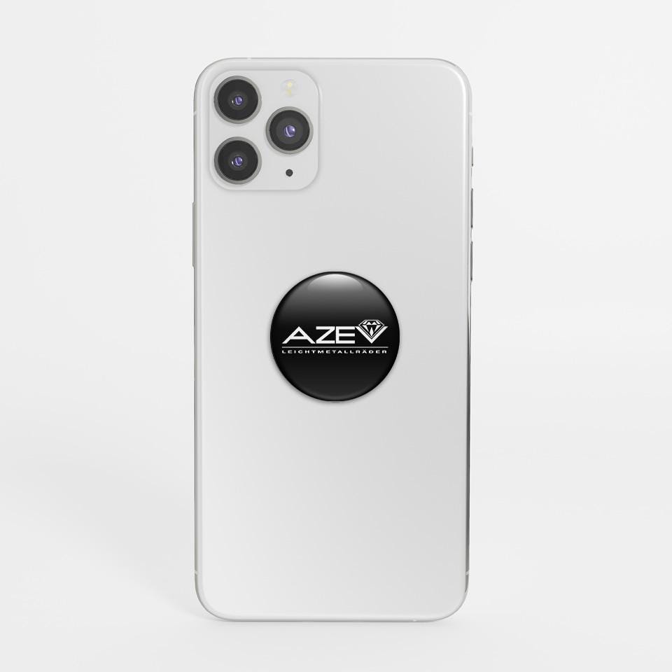 4x SET 3D Printed AZEV Custom Domed Center Hub Cap Self-adhesive ...