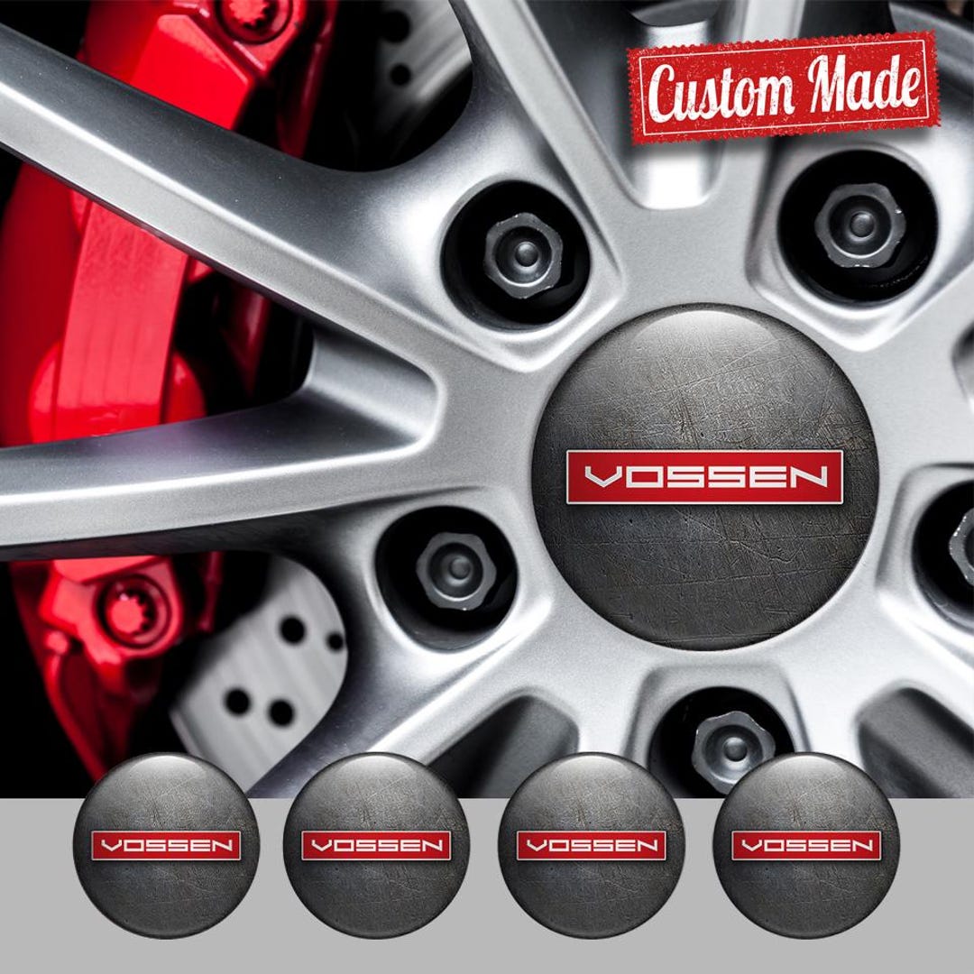 4x Vossen Wheel Center Cap Stickers: 3D Domed Resin Emblems - Etsy