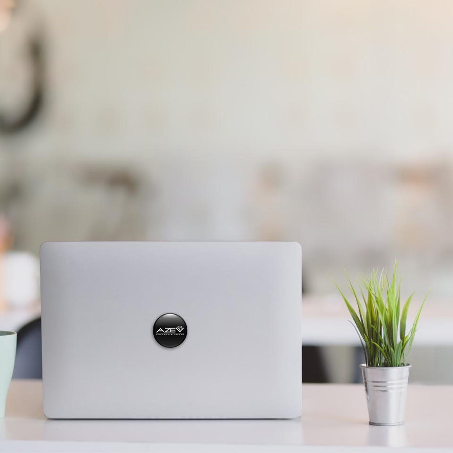 4x SET 3D Printed AZEV Custom Domed Center Hub Cap Self-adhesive ...