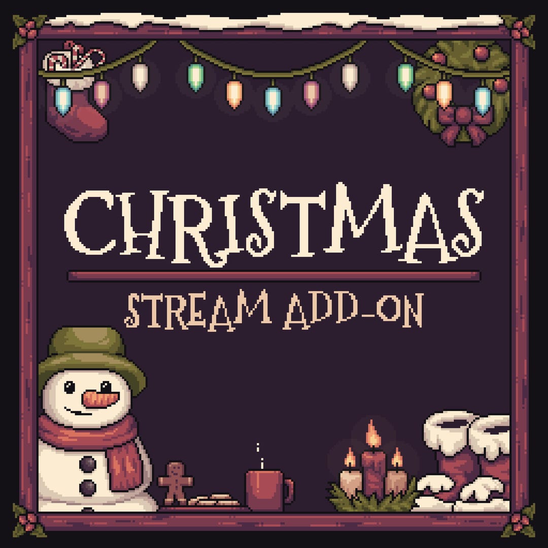 Christmas | Modular Stream Pack Addon - Cozy Holiday Twitch Overlays - Etsy