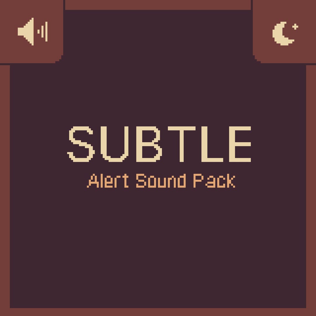 Subtle Stream Alert Sound Pack | Calm SFX - Etsy UK