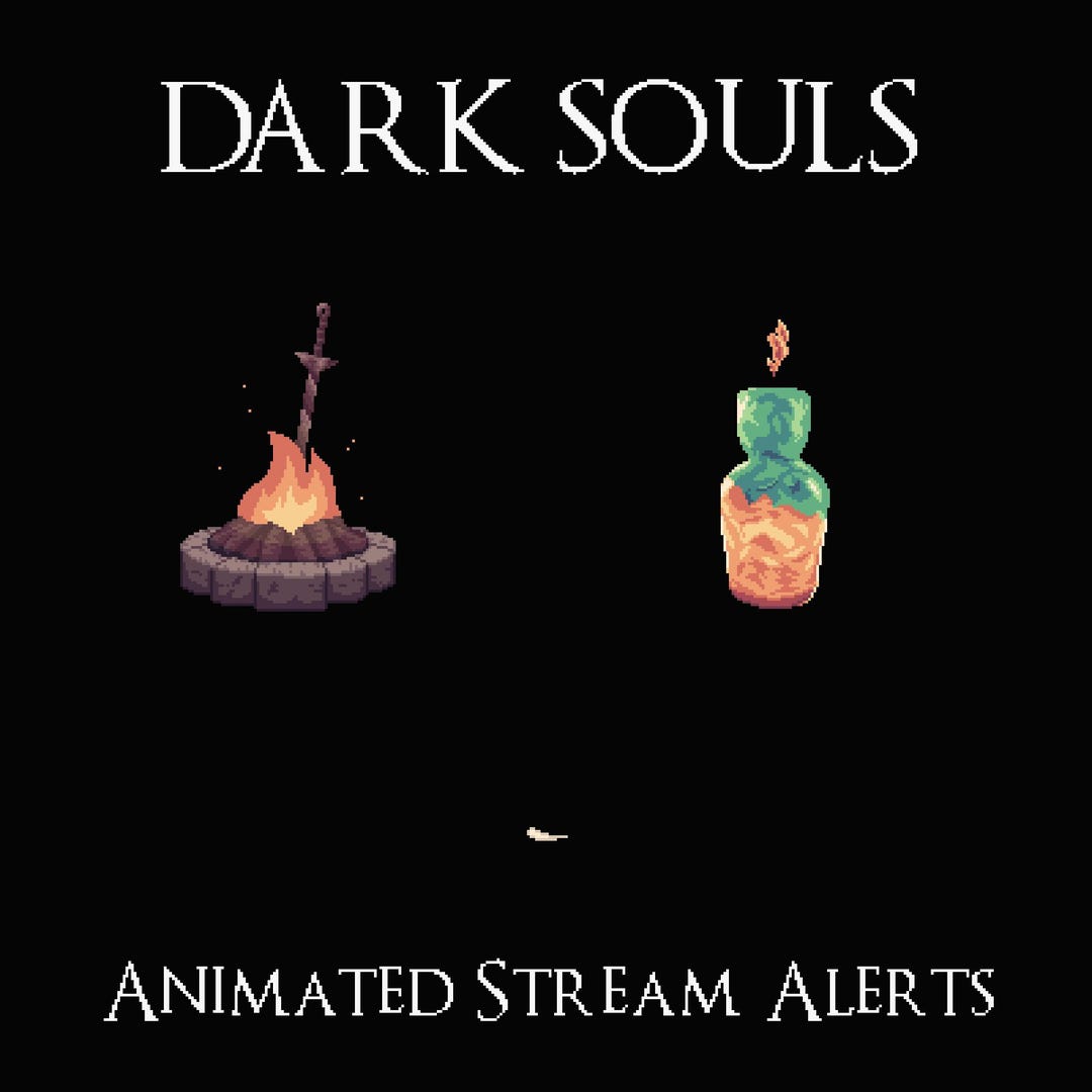 Dark Souls Animated Stream Alert Pack | Fantasy Twitch Animations - Etsy