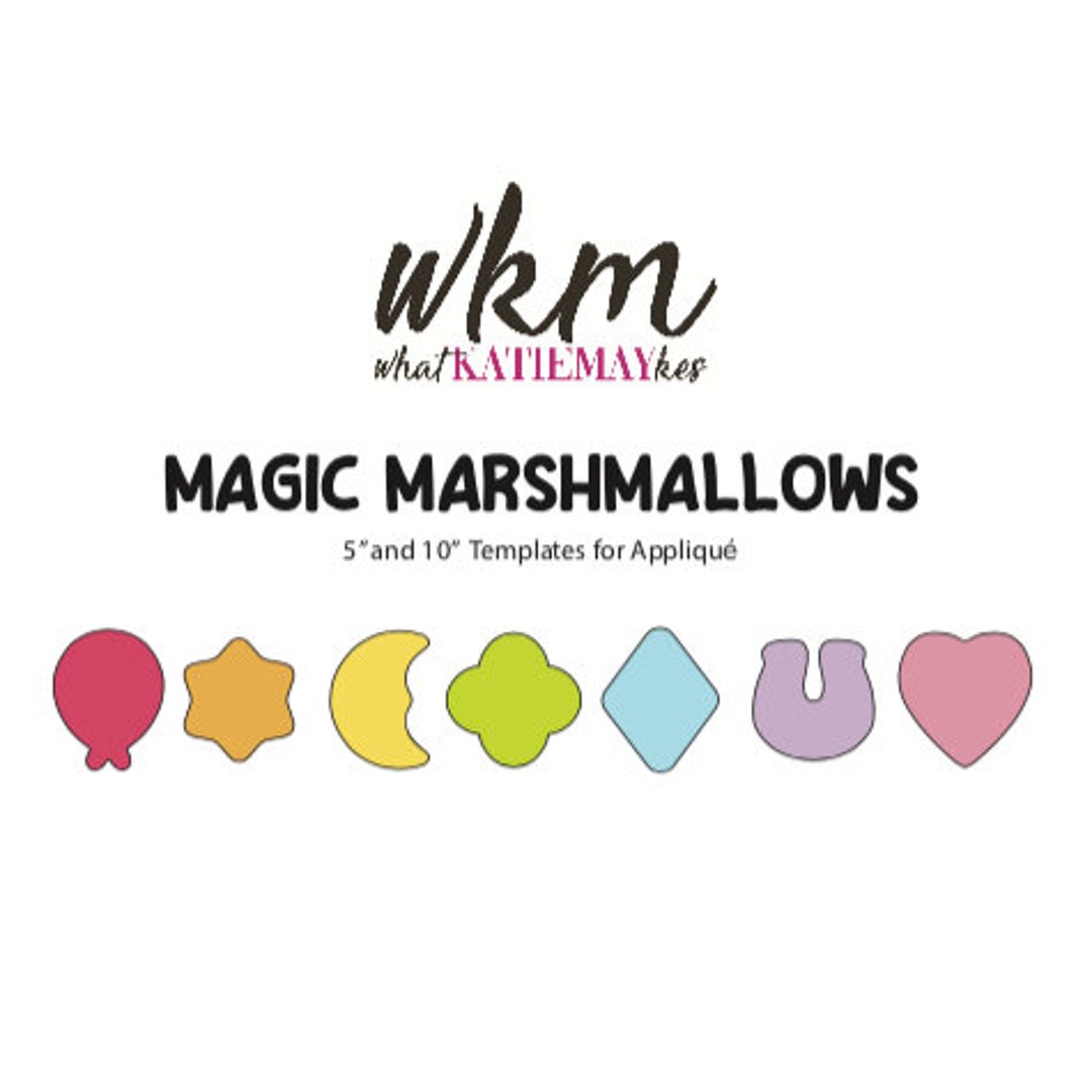 Magic Marshmallows Applique Templates - Etsy