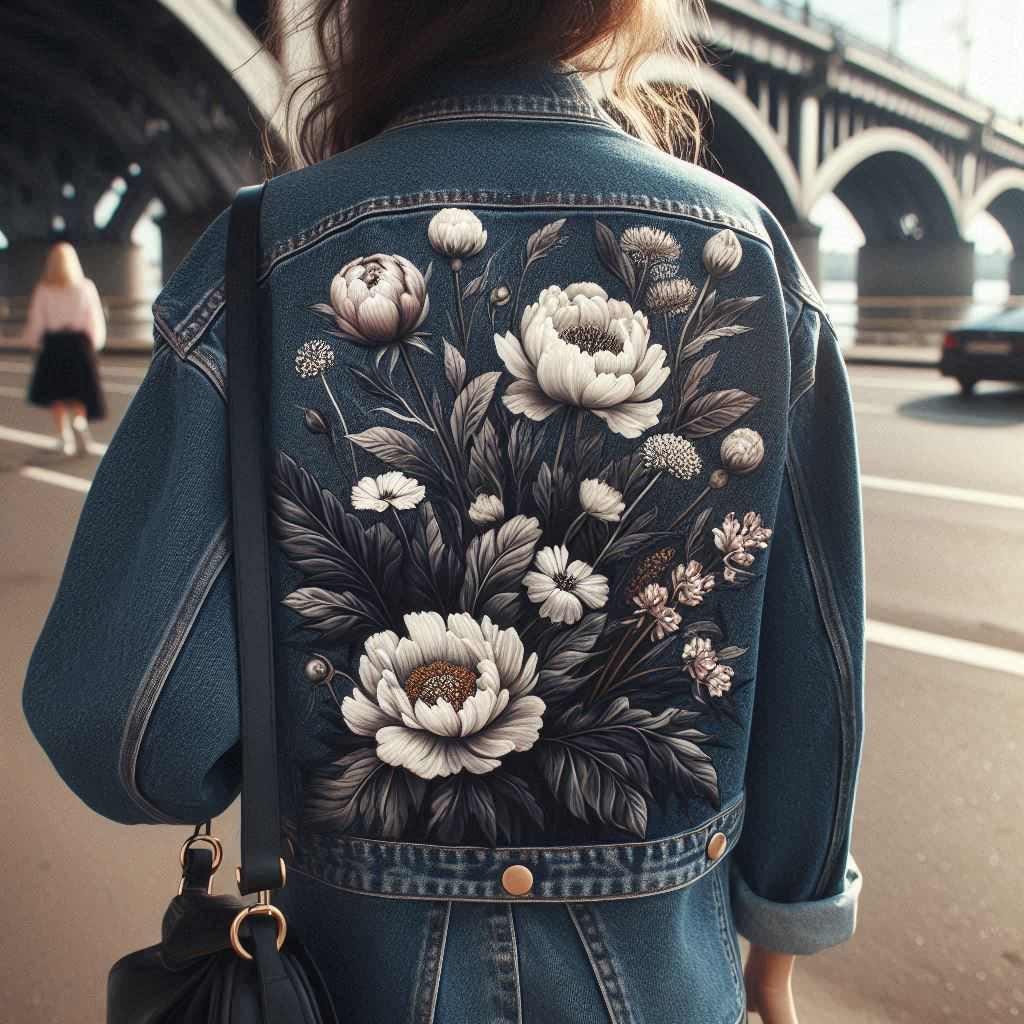 Hand-painted Custom Denim Jacket: Personalized Art to Wear - Etsy