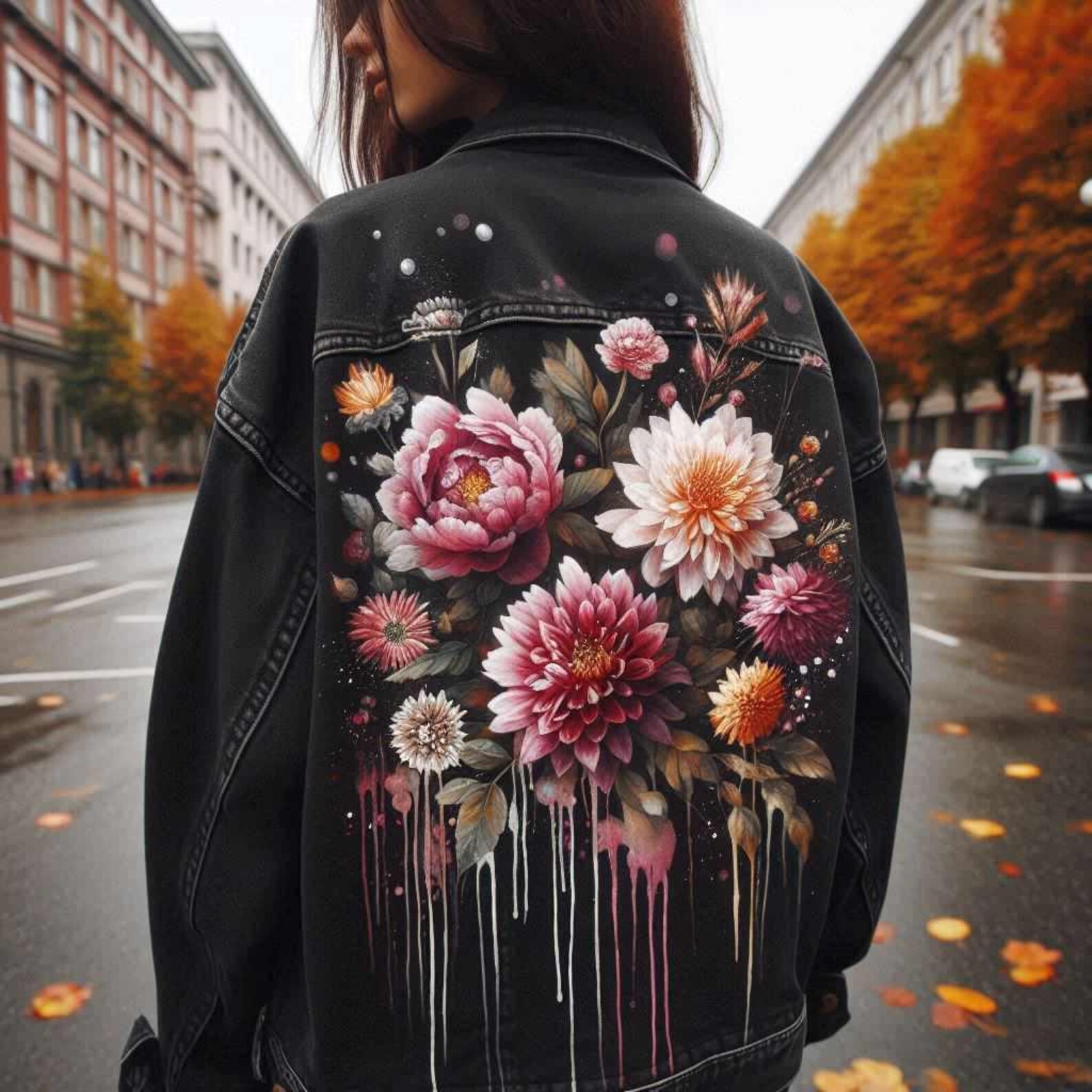 Hand-painted Custom Denim Jacket: Personalized Art to Wear - Etsy