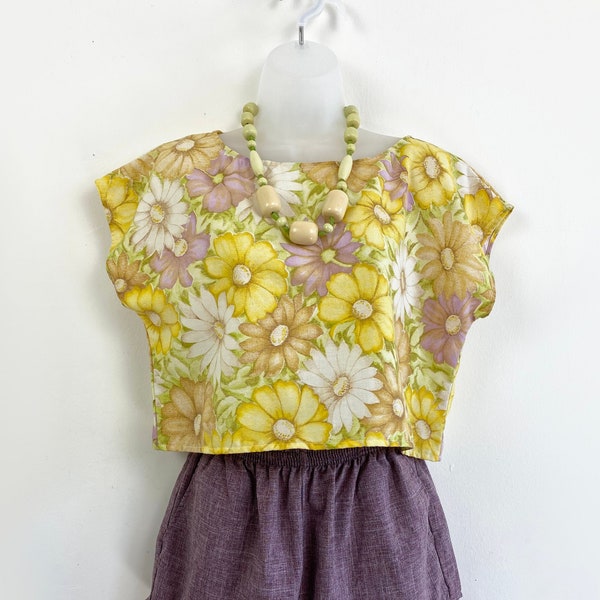Daisy Print Top - Etsy