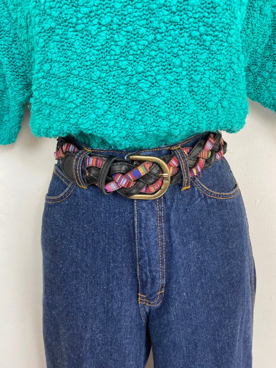 Vintage 90s rainbow belt - Gem