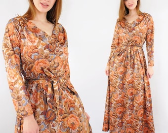 Rust Formal Dress - Etsy