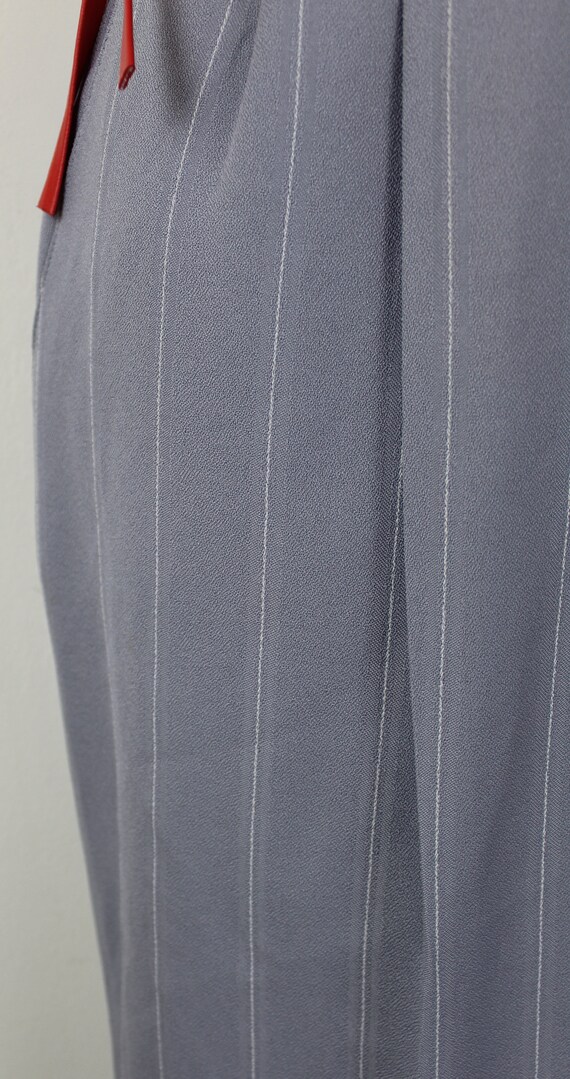 70s gray flared dress trousers, 70s Flares, 24 Inch W… - Gem