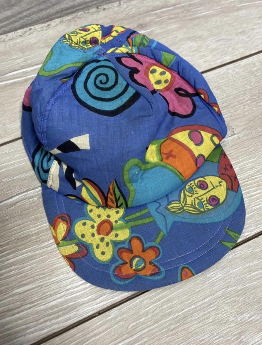 Vintage Rare Vintage Baseball Cap Multicolor One Size Viscose - Etsy
