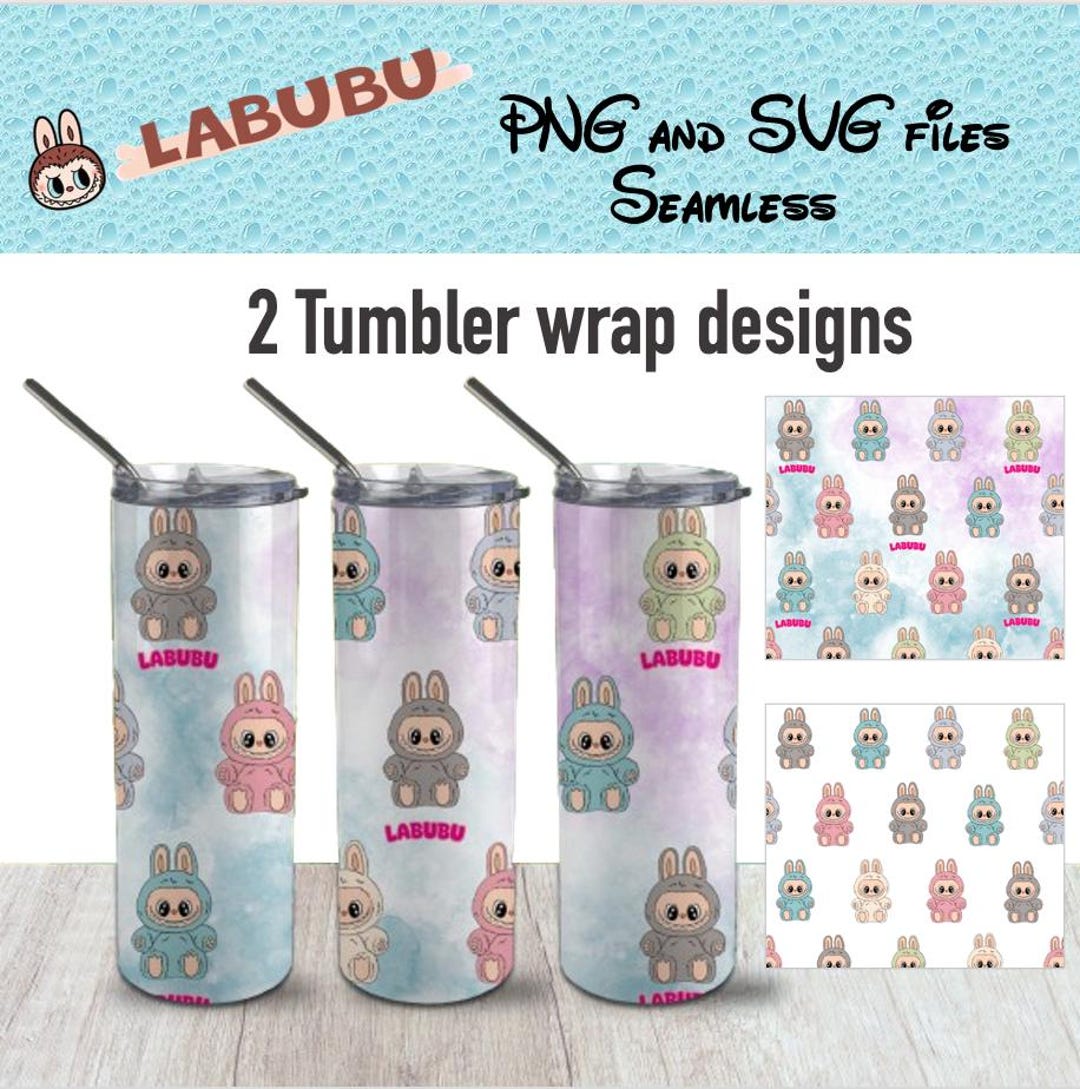 Labubu Tumbler Wrap Png | 20 Oz Tumbler | Labubu Svg Png Files | Cute ...
