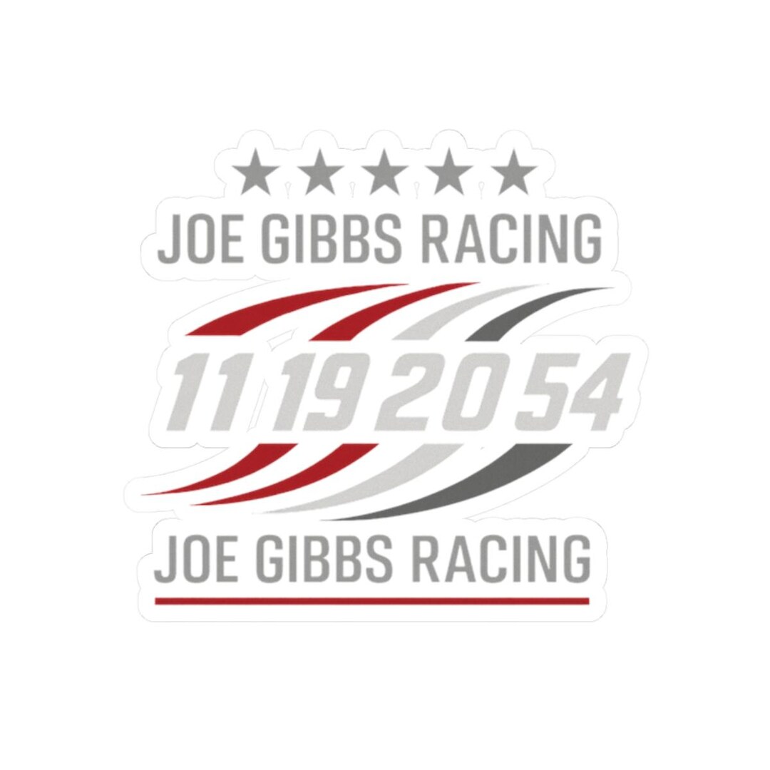 Joe Gibbs Racing Toyota Triumph Sticker 11 19 20 54 NASCAR Vinyl Decal ...