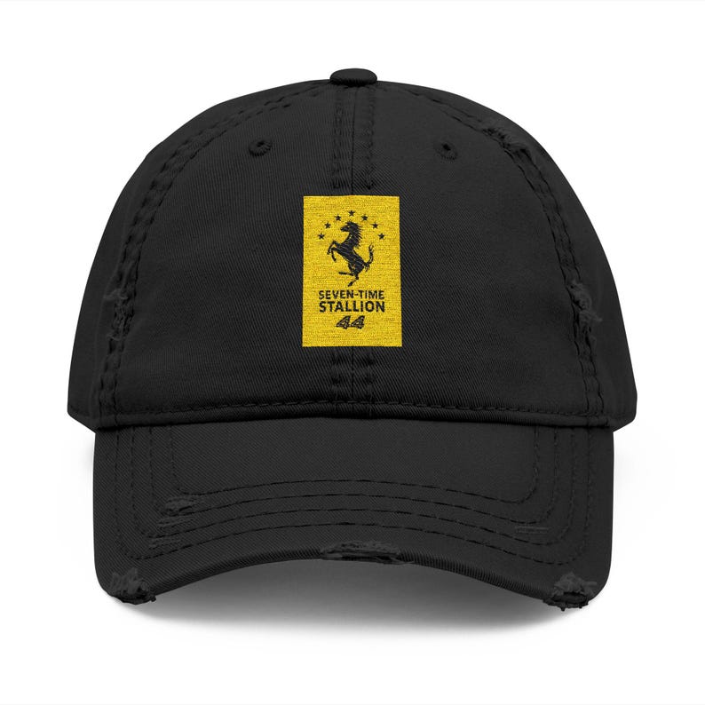 Lewis Hamilton Ferrari Cap | Seven-time Stallion F1 Dad Hat - Etsy