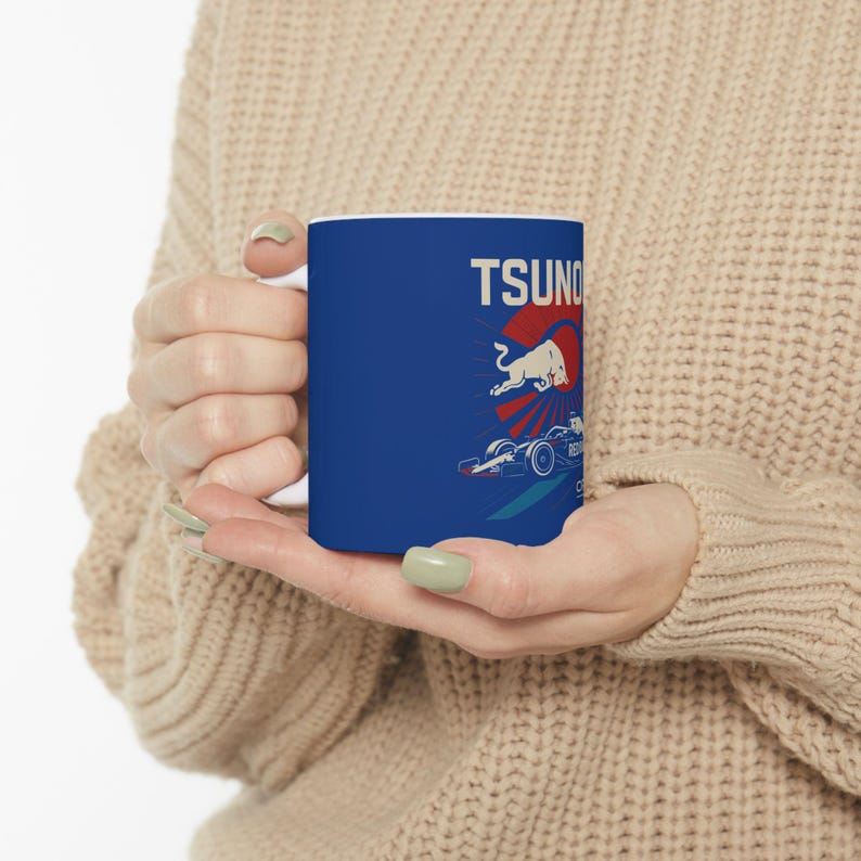 Yuki Tsunoda F1 Mug - Rising Sun Red Bull Racing 23 Cup - Japanese ...