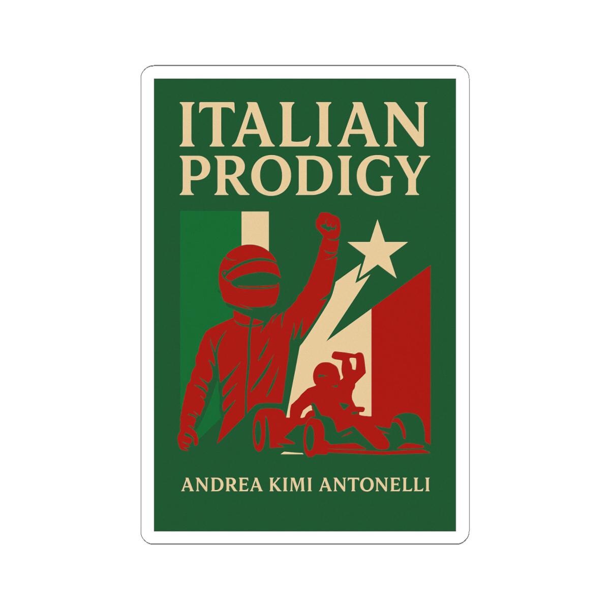 Andrea Kimi Antonelli Italian Prodigy Sticker | F1 Racing Vinyl Decal ...