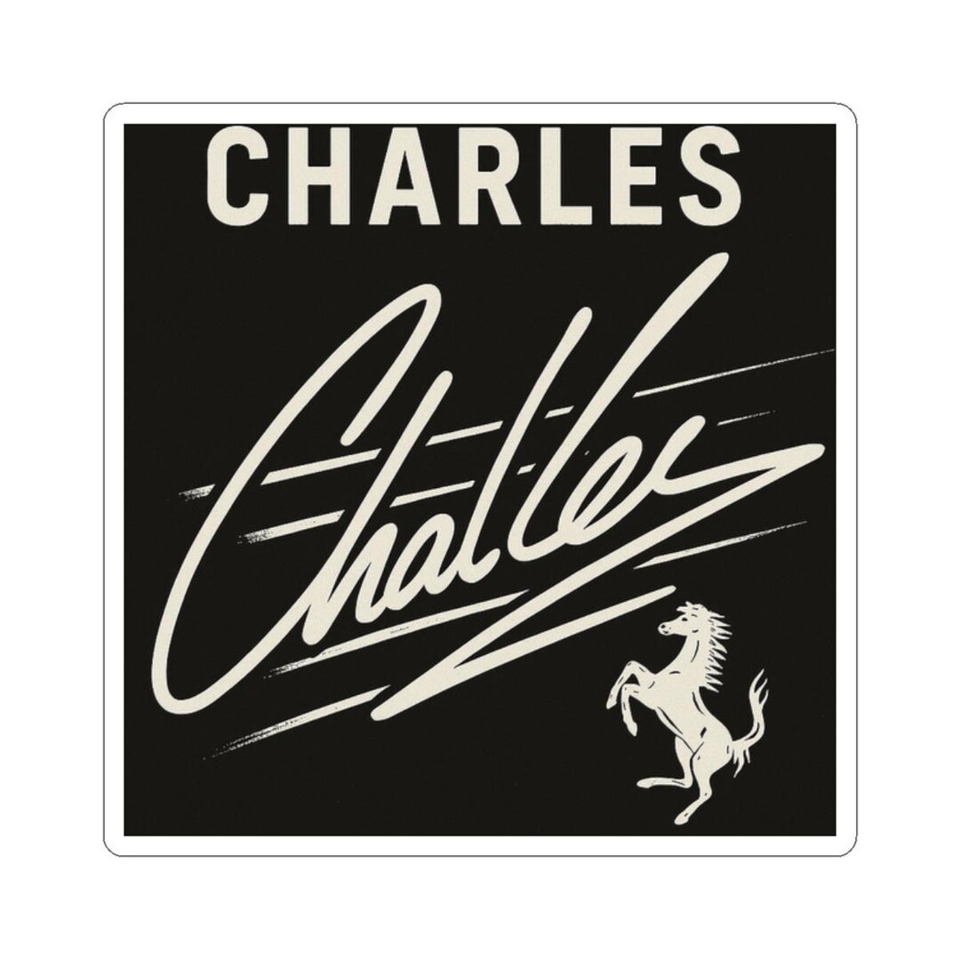 Charles Leclerc Autograph Sticker | Minimalist F1 Ferrari Vinyl Decal ...