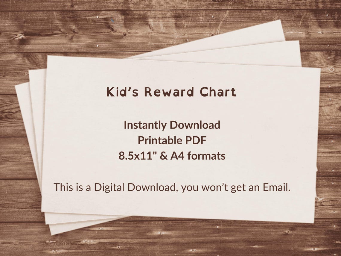 Pirate Adventure Reward Chart: Kids' Chore & Potty Training (digital ...