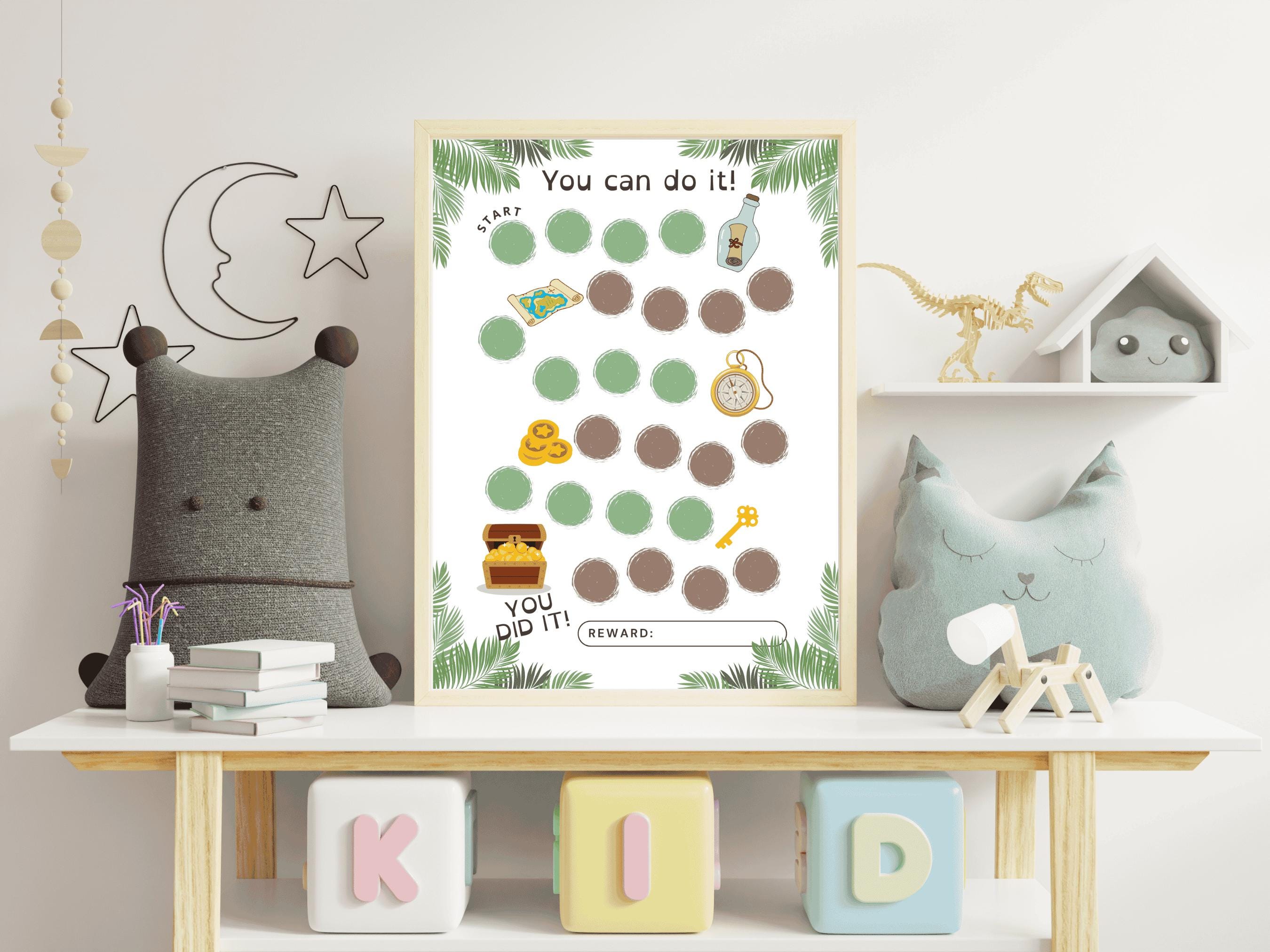 Pirate Adventure Reward Chart: Kids' Chore & Potty Training (digital ...