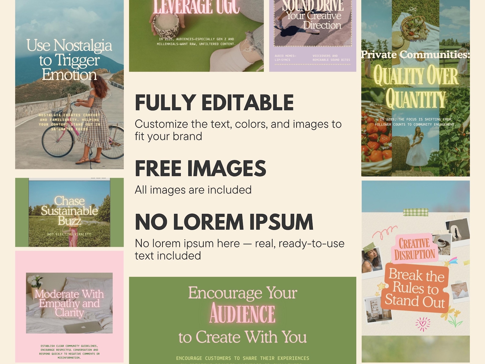 Instagram Templates - Social Media Manager Templates - Storytelling ...