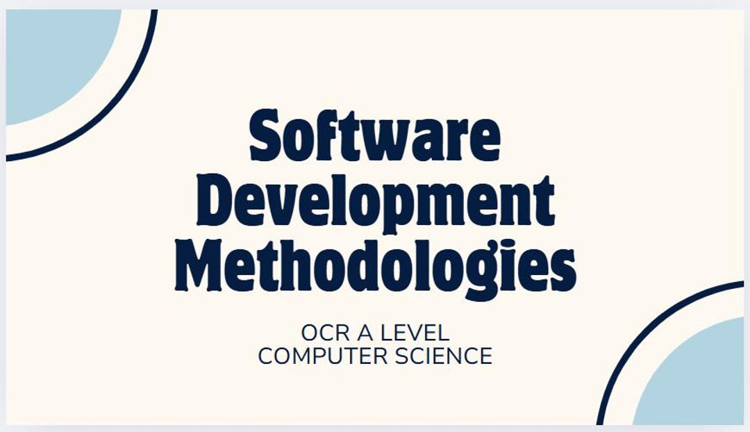 OCR A-level Computer Science | 1.2.3 Software Development Revision ...